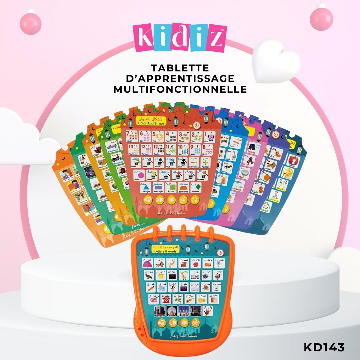 tablette interactive éducative pour enfants ‘KD143’ - kidiz