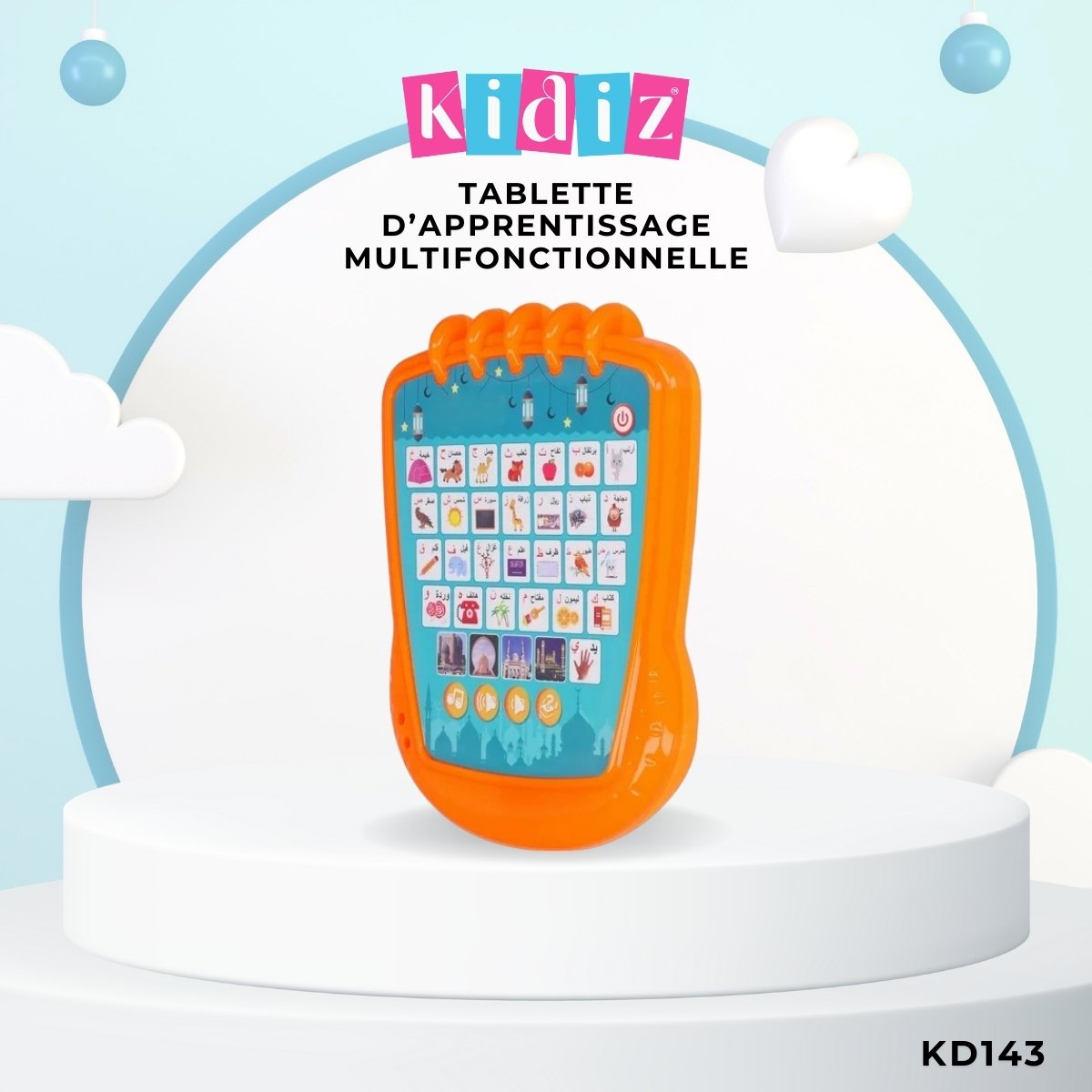 tablette interactive éducative pour enfants ‘KD143’ - kidiz