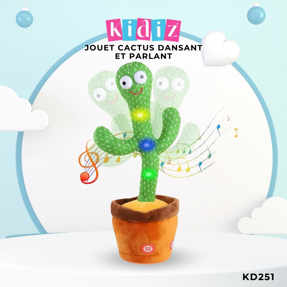 Jouet Cactus Dansant et Parlant KD251